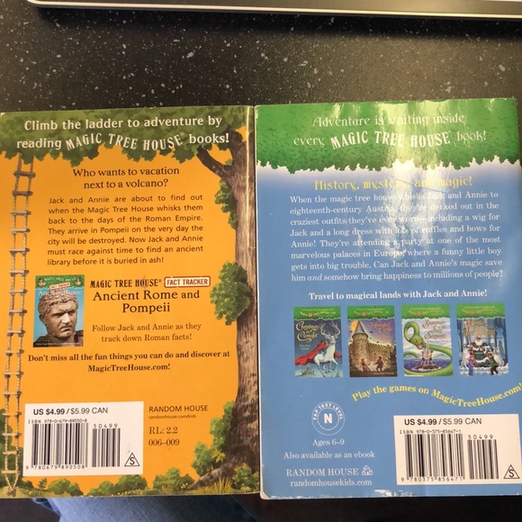 Other | Magic Tree House 13 Vacation Under The Volcano And Magic Tree ...
